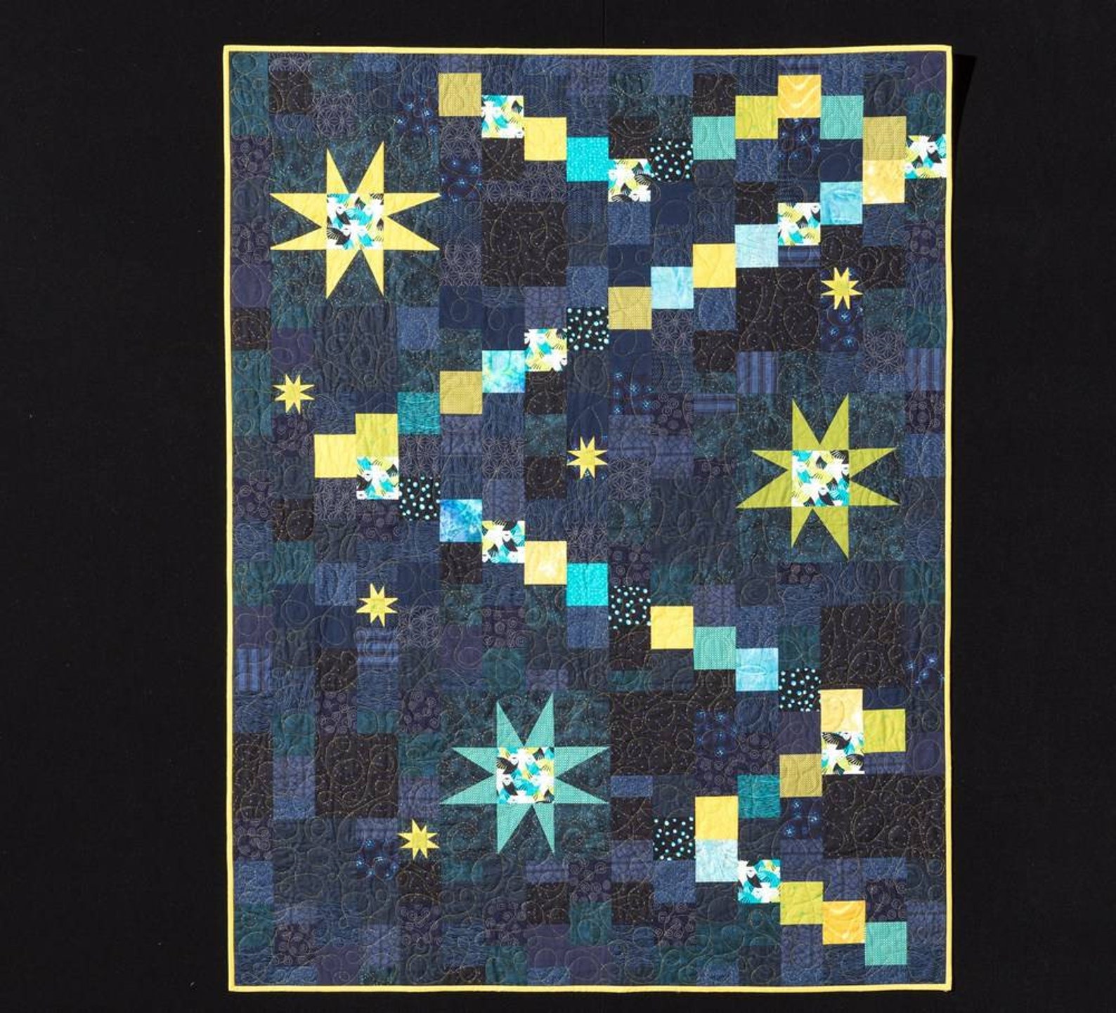 Constellation Quilt Pattern (PDF Download) by Leslie Edwards @ Quilting ...