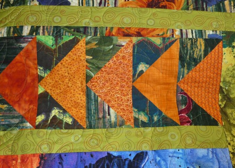 Flower Power Quilt Pattern PDF Download by Leslie Edwards Quilting ...