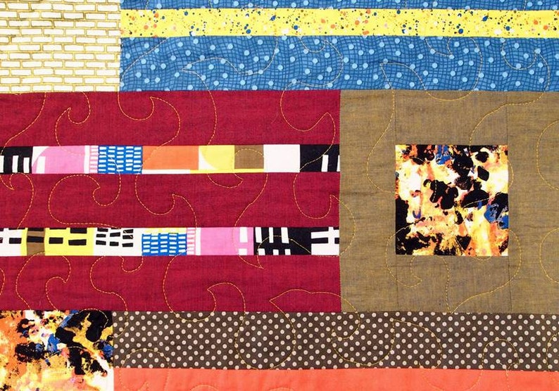 Metro Quilt Pattern (PDF Download) by Leslie Edwards @ Quilting Fabrications - Etsy