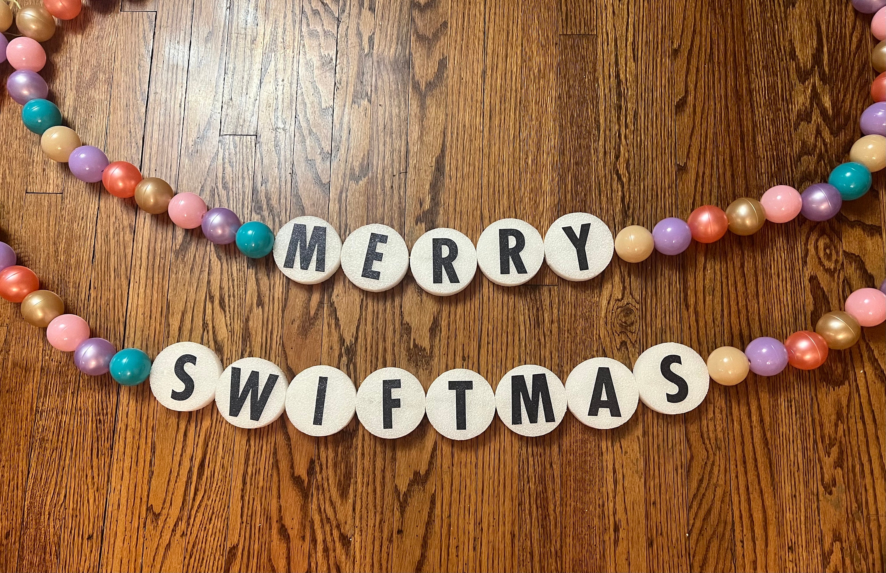 Giant Taylor Swift Inspired Friendship Bracelet for Christmas Tree ...