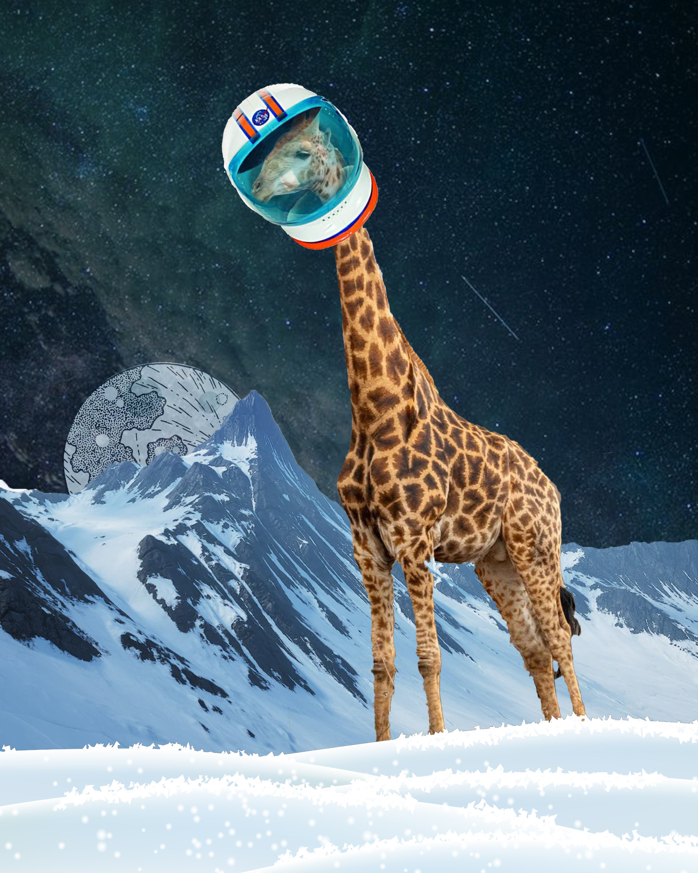Giraffe Astronaut
