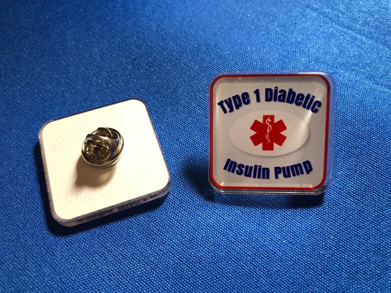 Type 1 Diabetic Insulin Pump Lapel Hat Pin | Etsy