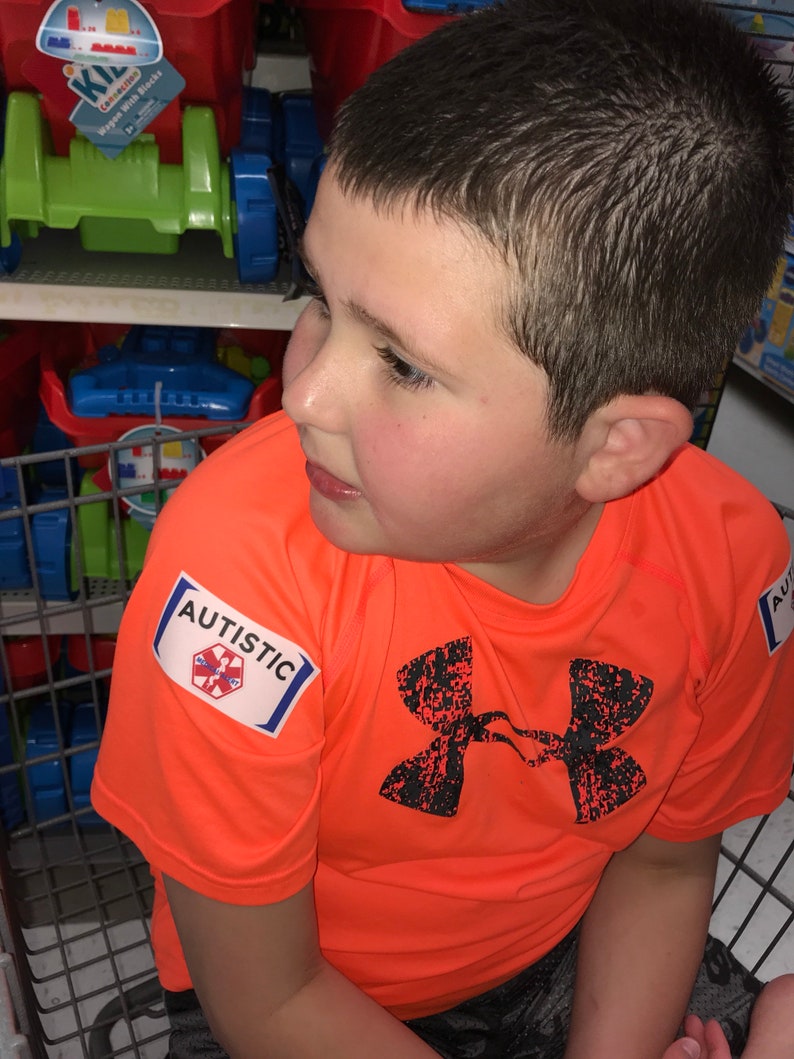 Special Needs Stick 'N Go Medical Alert Fabric Stickers - Etsy