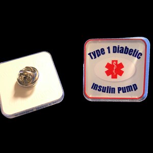 Type 1 Diabetic Insulin Pump Lapel Hat Pin - Etsy