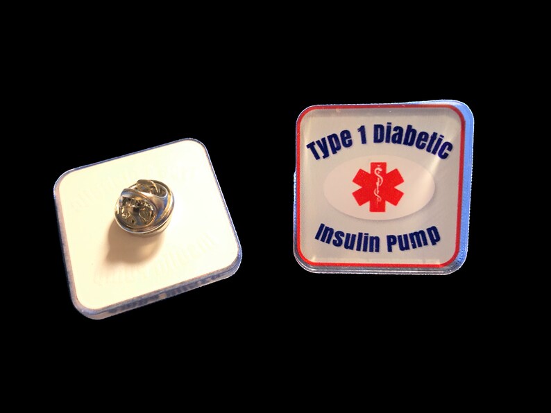 Type 1 Diabetic Insulin Pump Lapel Hat Pin | Etsy