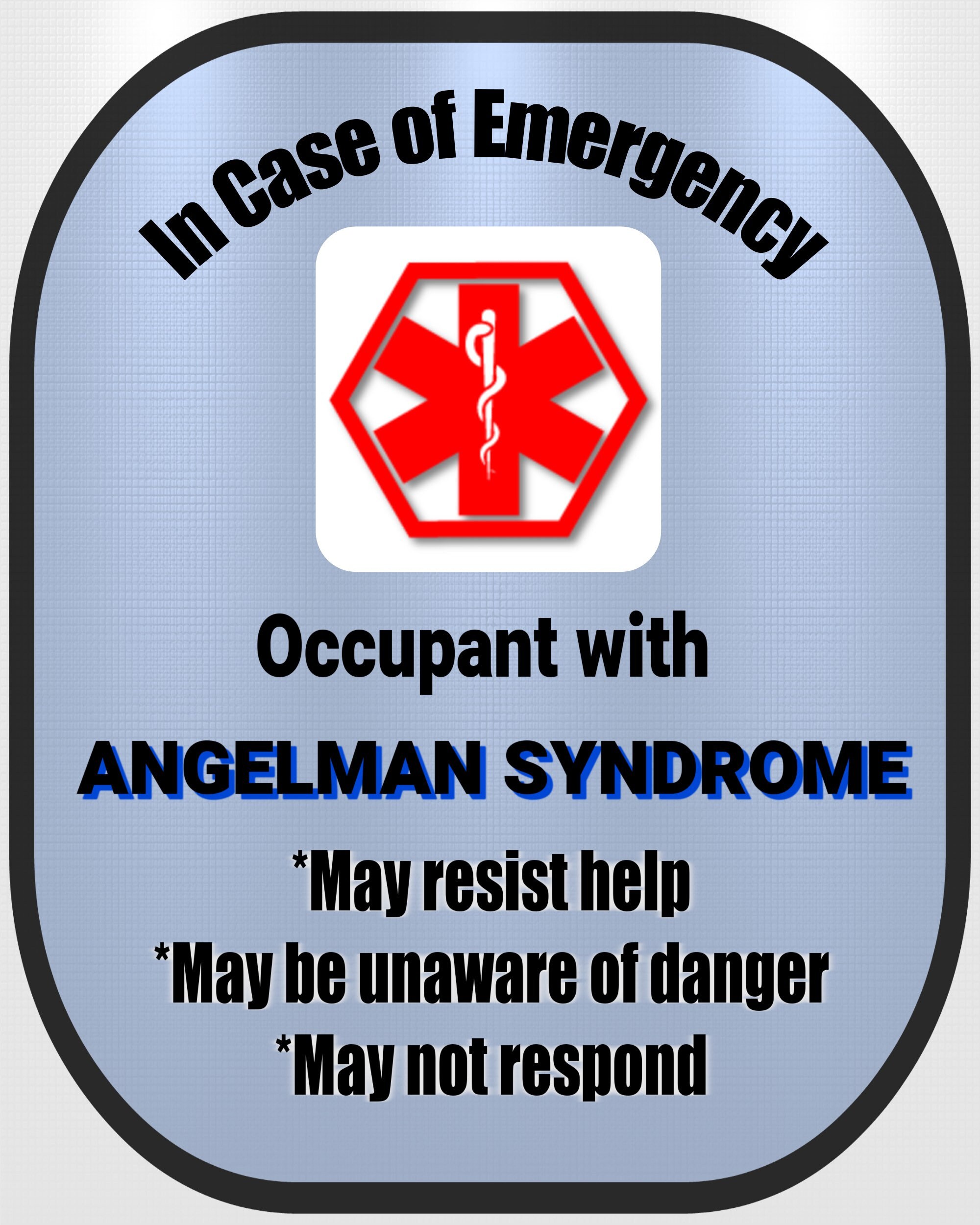2 Pack Angelman Syndrome Window Decals - Etsy