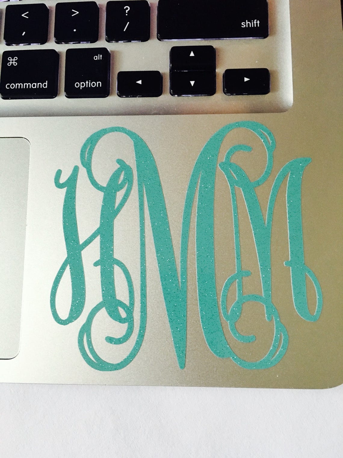 Monogram Decal Sticker Monogram Sticker for Laptop - Etsy