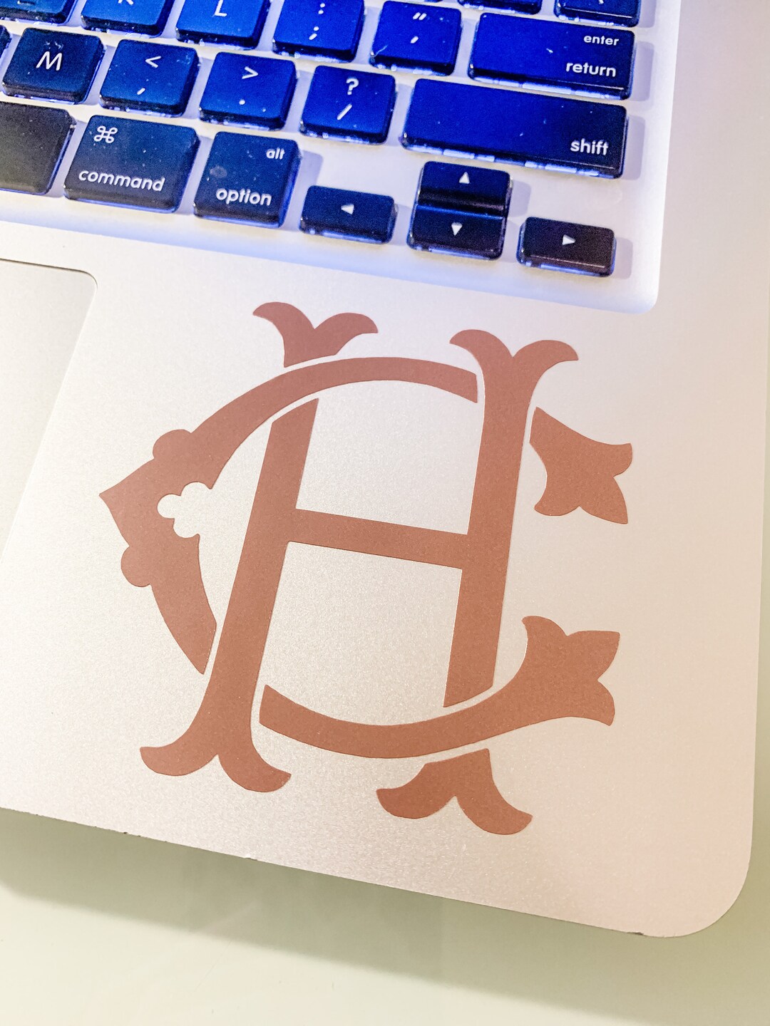 Vinyl Monogram Decal Sticker: Car, Laptop, Tumbler - Waterproof - Etsy
