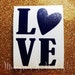Love Decal // Heart Decal // I Love You Decal // Car Decal ...