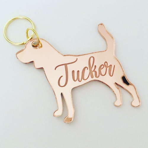 Personalized Acrylic Dog Bone Keychain DOG MOM Keychain | Etsy