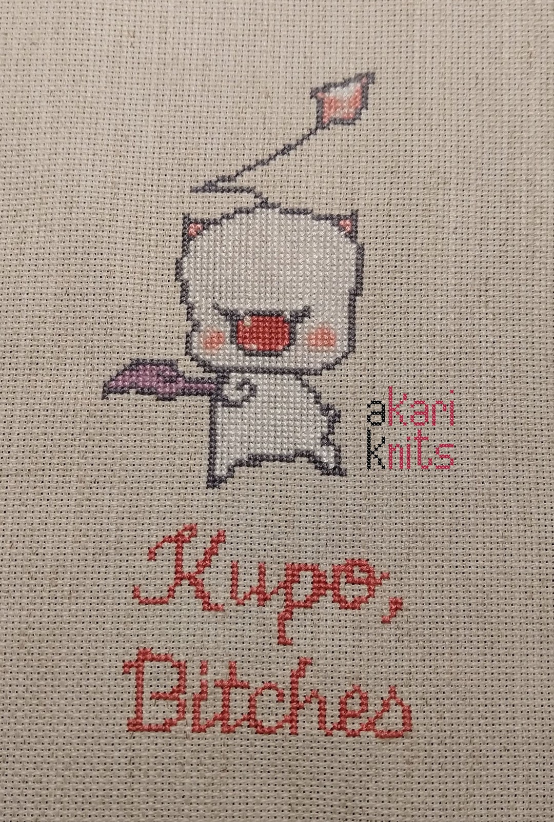 Final Fantasy - Kupo Bitches! Cross Stitch Pattern Instant Download - Etsy