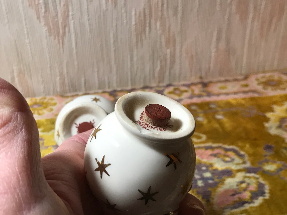 Seeing Stars Vintage Japan Teapot W/atomic Stars Salt & - Etsy