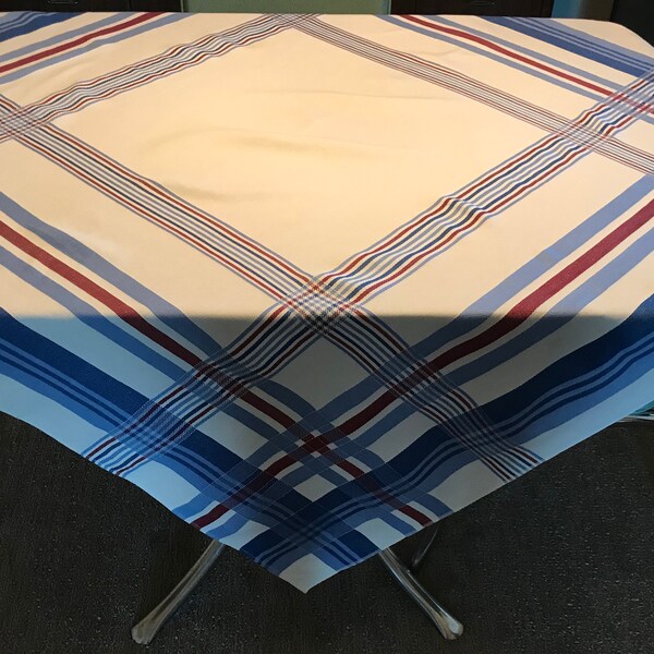 Striped Tablecloth - Etsy