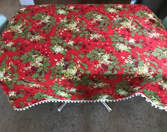 Holly Tablecloth - Etsy