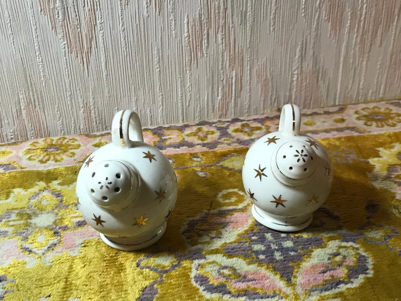 Seeing Stars Vintage Japan Teapot W/atomic Stars Salt & - Etsy