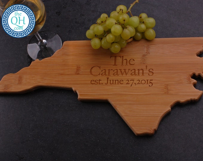 North Carolina Slate State Cheese Board NC Charcuterie Plate - Etsy