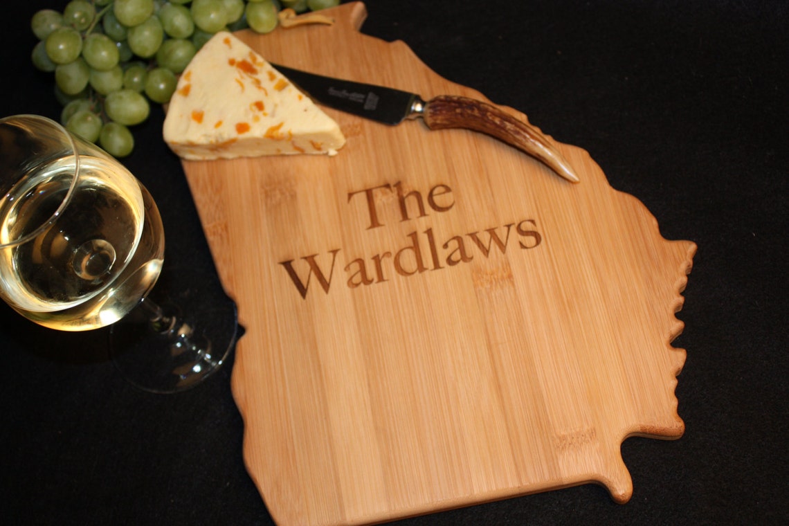 Georgia Personalized Cutting Board Home Sweet Home Custom | Etsy