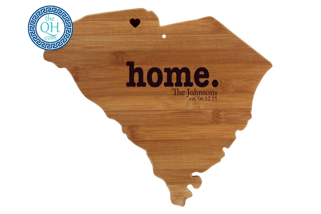 South Carolina Personalized Cutting Board | Home | Custom Housewarming ...