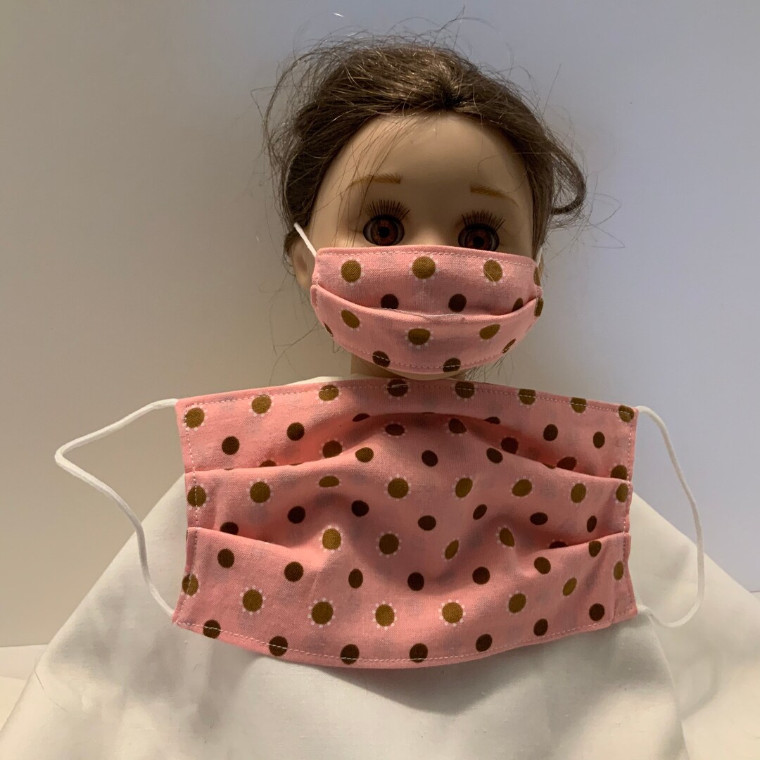 M4 Childs Face Mask and Matching Mask for an 18 Doll Both - Etsy