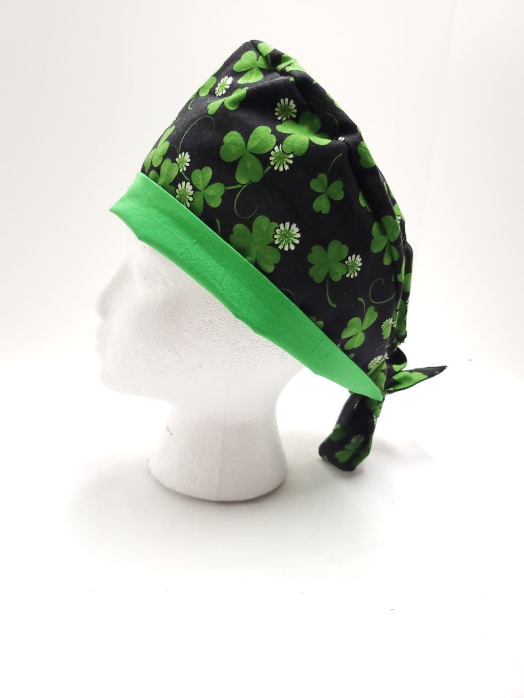 SCRUB CAP: Clover Pattern. - Etsy