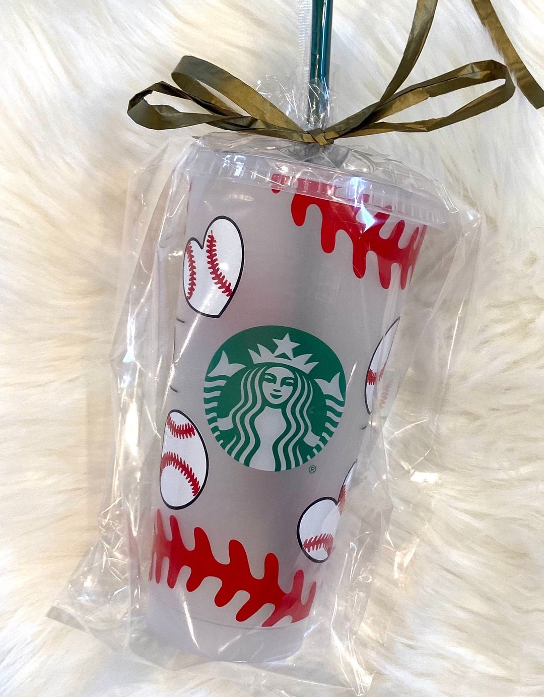 Baseball Starbucks Cold Cup Baseball Mom Tumbler Cup Mom Gift Idea for ...