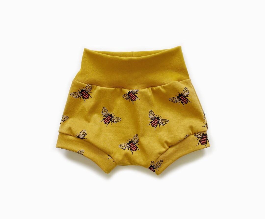 Mustard Bee Shorts Bumblebee Honeybee Handmade Summer, Baby Toddler ...
