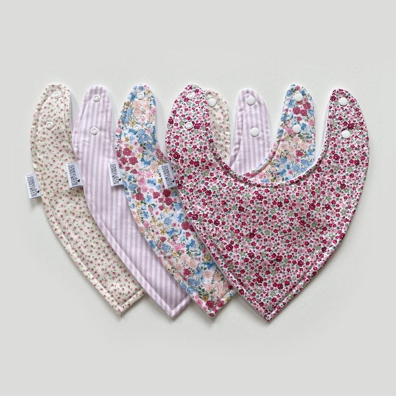 Baby Girl Bibs - Etsy