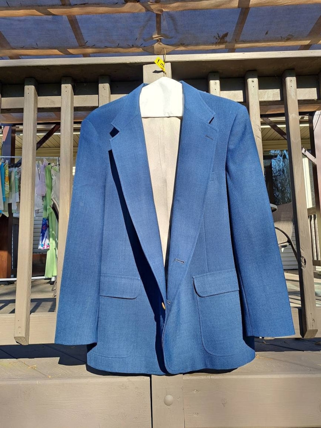 Vintage HARDWICK CLOTHES 50s 60s Blazer Jacket_dark Blue_gold Buttons ...