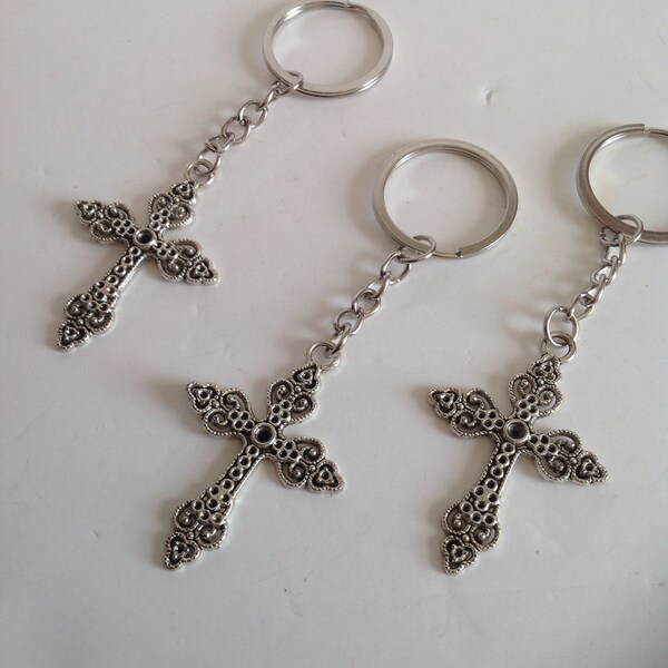 Cross Key Chains - Etsy