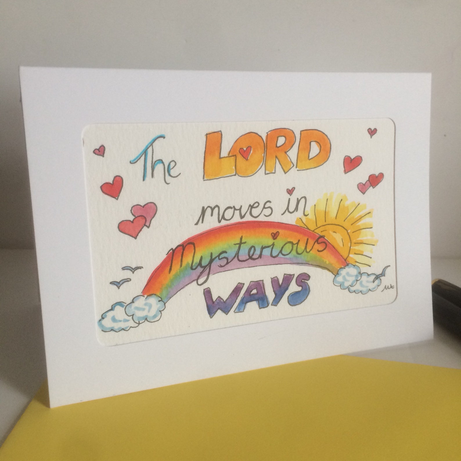 The Lord Moves in Mysterious Ways Bible Quote Card Scripture - Etsy