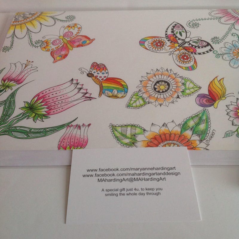 Zentangle Cards - Etsy