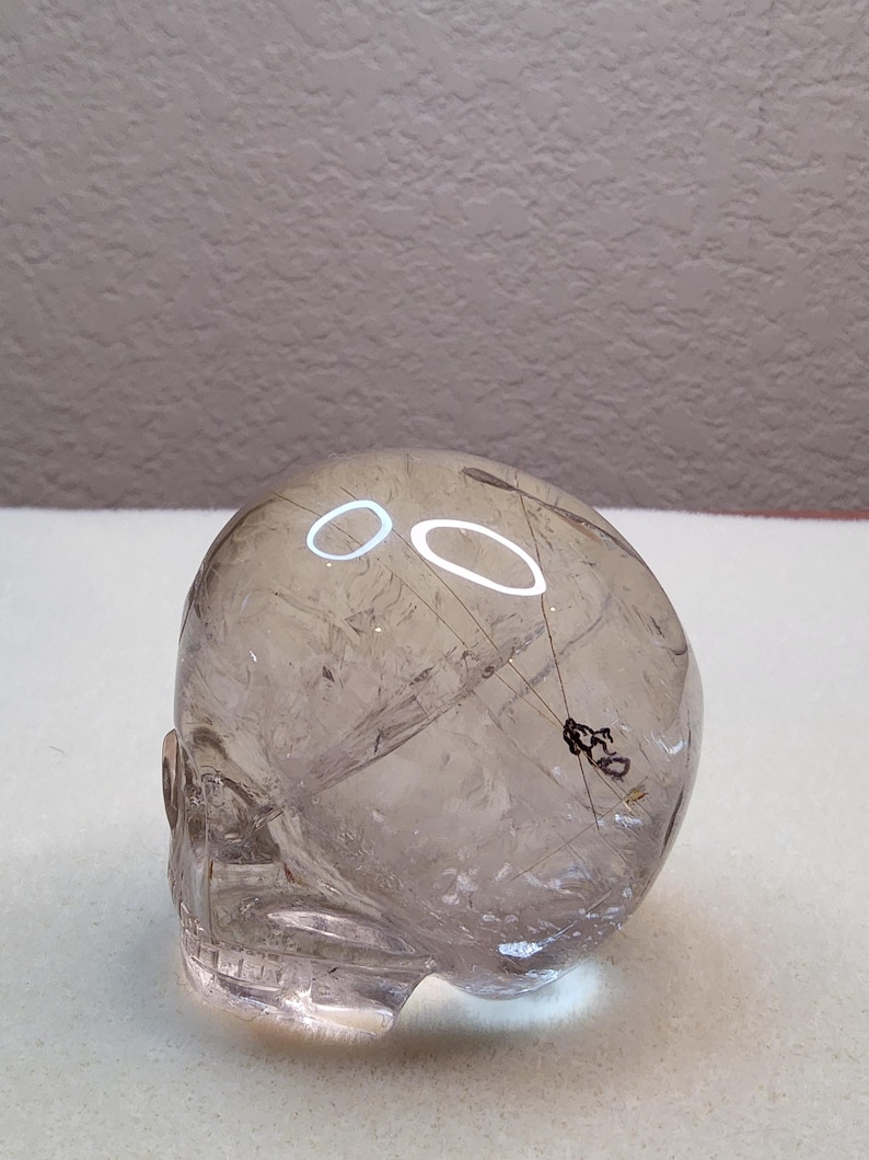 Citrine Rutile Magical Child Skull Carved by Leandro De Souza - Etsy