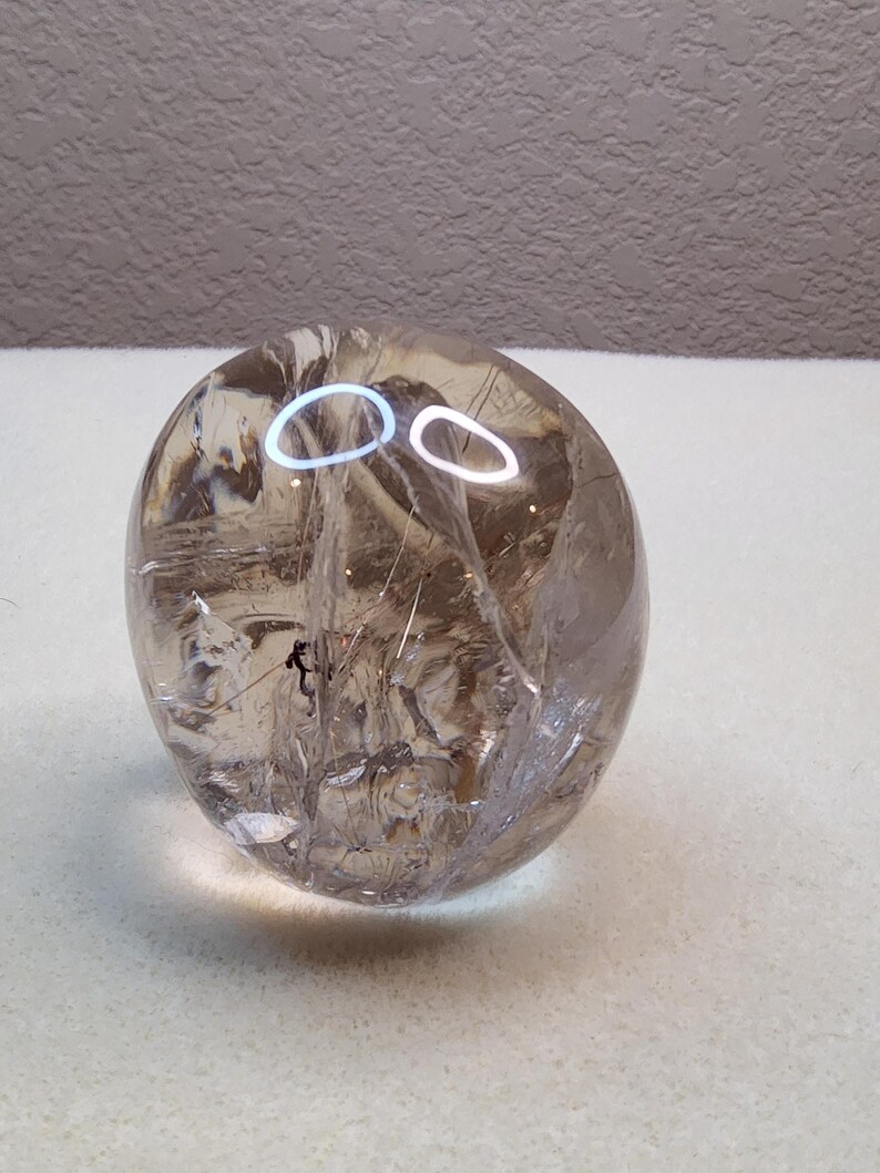 Citrine Rutile Magical Child Skull Carved by Leandro De Souza - Etsy
