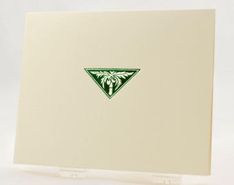 Palm Tree Note Card Set of 10 With Matching Envelopes - Etsy