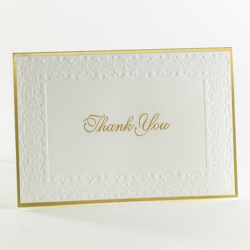Fancy Thank You Card - Etsy
