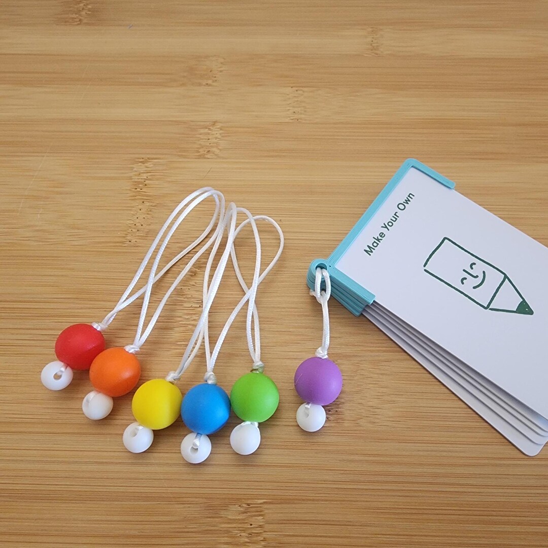 Silicone Bead Loop Fastener | Connect Yoto Card Holders, Keychains, and ...