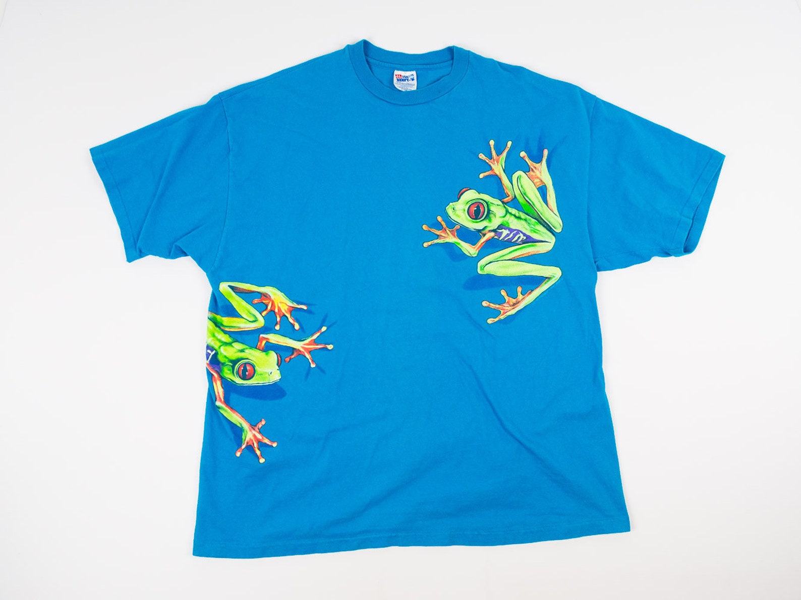 Tree Frog Shirt XXL - Vintage Red Eyed Tree Frog T-shirt 2XL - Wrap ...