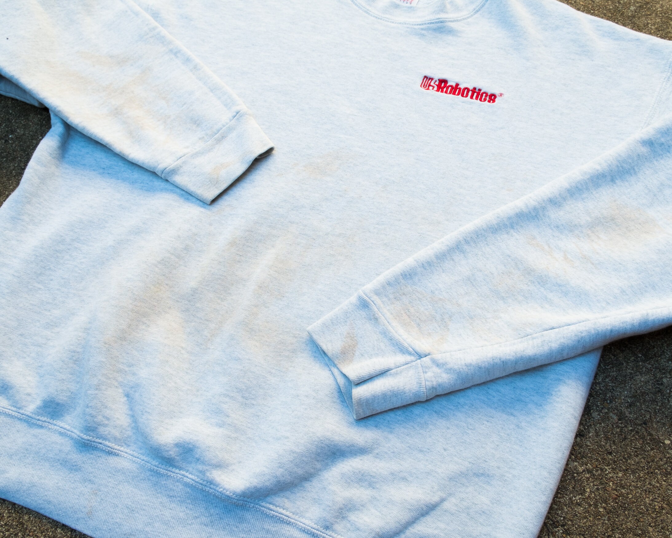 US Robotics Sweatshirt XL - Distressed - Stained - Vintage Modem Shirt ...