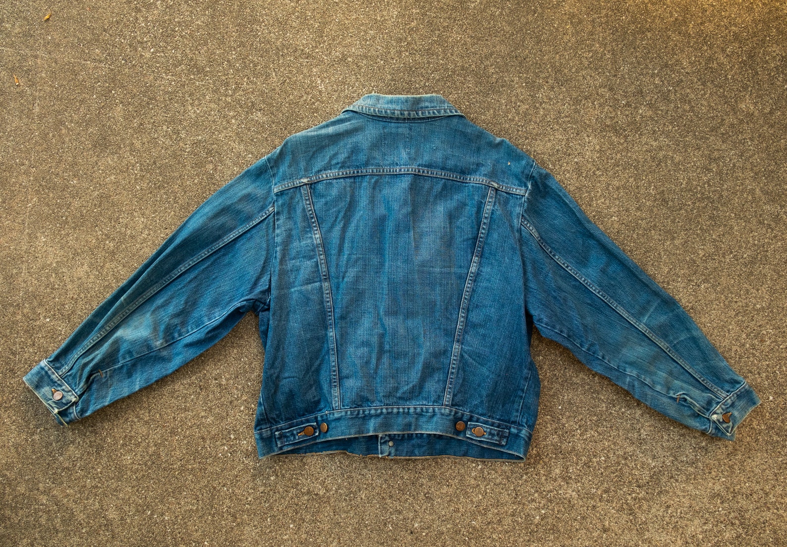 Wrangler Jean Jacket 46 - Vintage Wrangler Jean Jacket Size L - Two ...