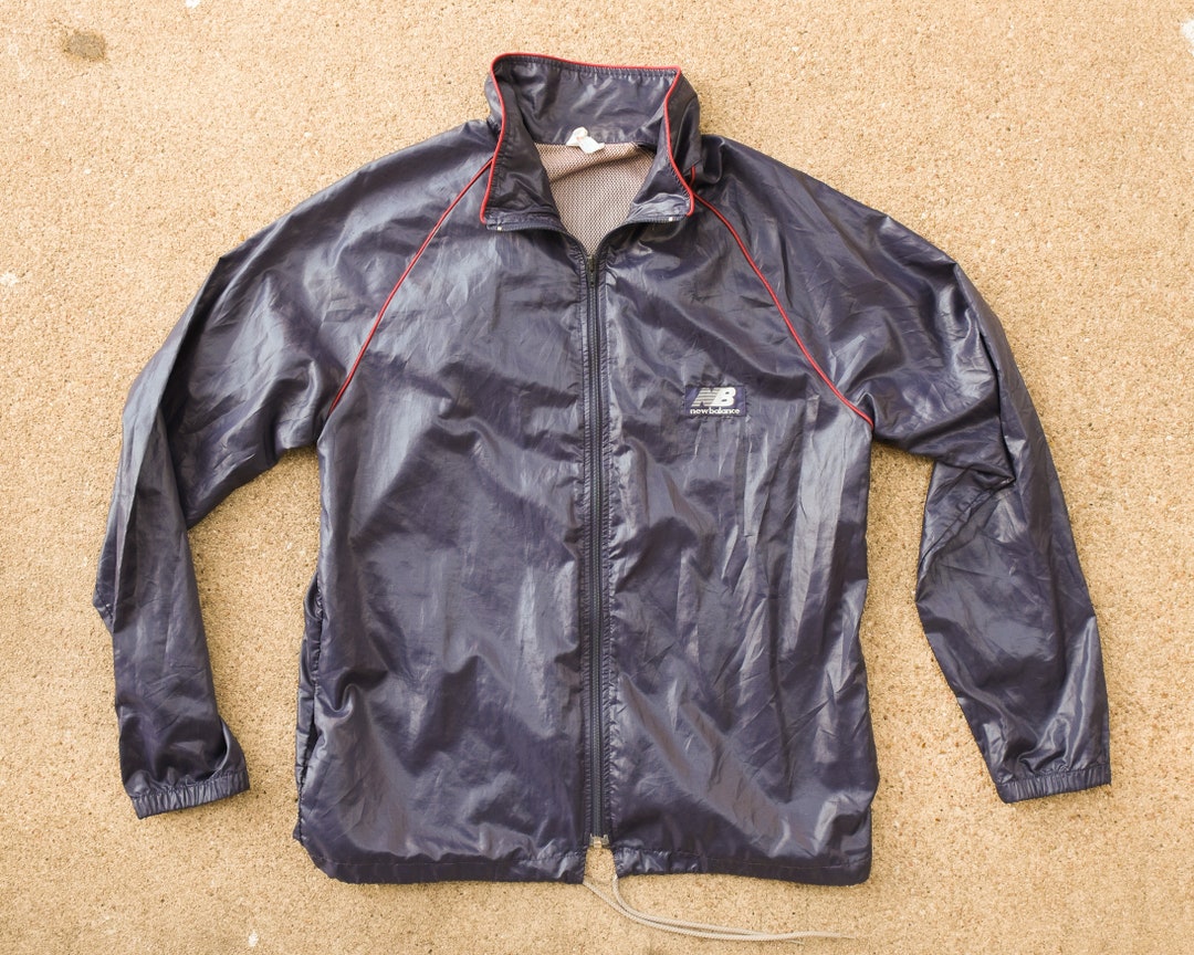 Vintage New Balance Windbreaker M – Navy Blue Nylon Track Jacket - Etsy