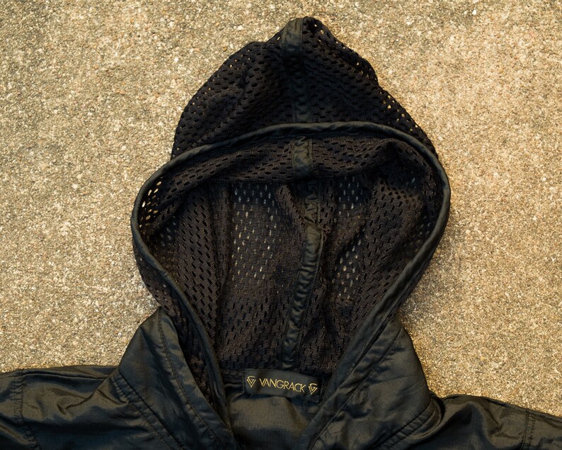 Mesh Windbreaker XL 90s Van Grack Mesh Paneled Jacket XL | Etsy