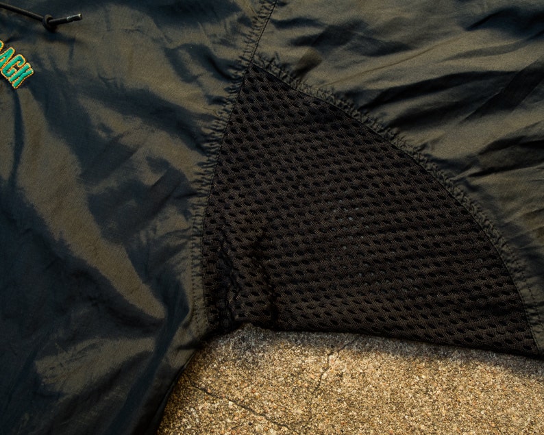 Mesh Windbreaker XL 90s Van Grack Mesh Paneled Jacket XL | Etsy