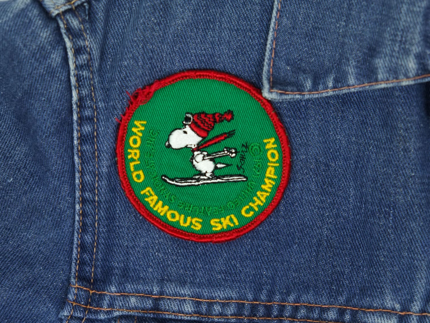 Snoopy Jean Jacket - Snoopy Patch Vintage Jean Jacket XS - 70s Jean ...