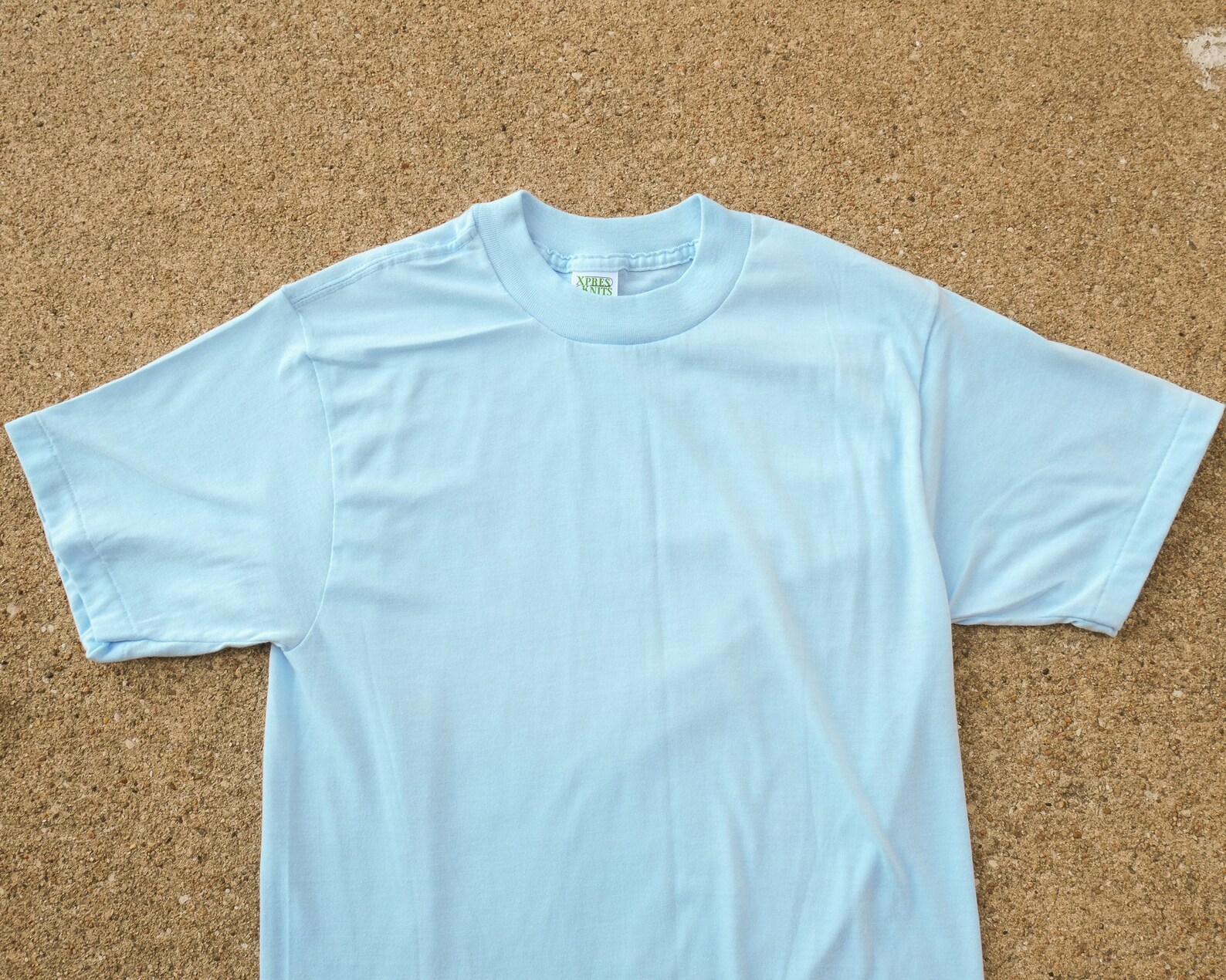 Light Blue Shirt S - Vintage Baby Blue T-shirt Medium (36-38)- Xpres ...
