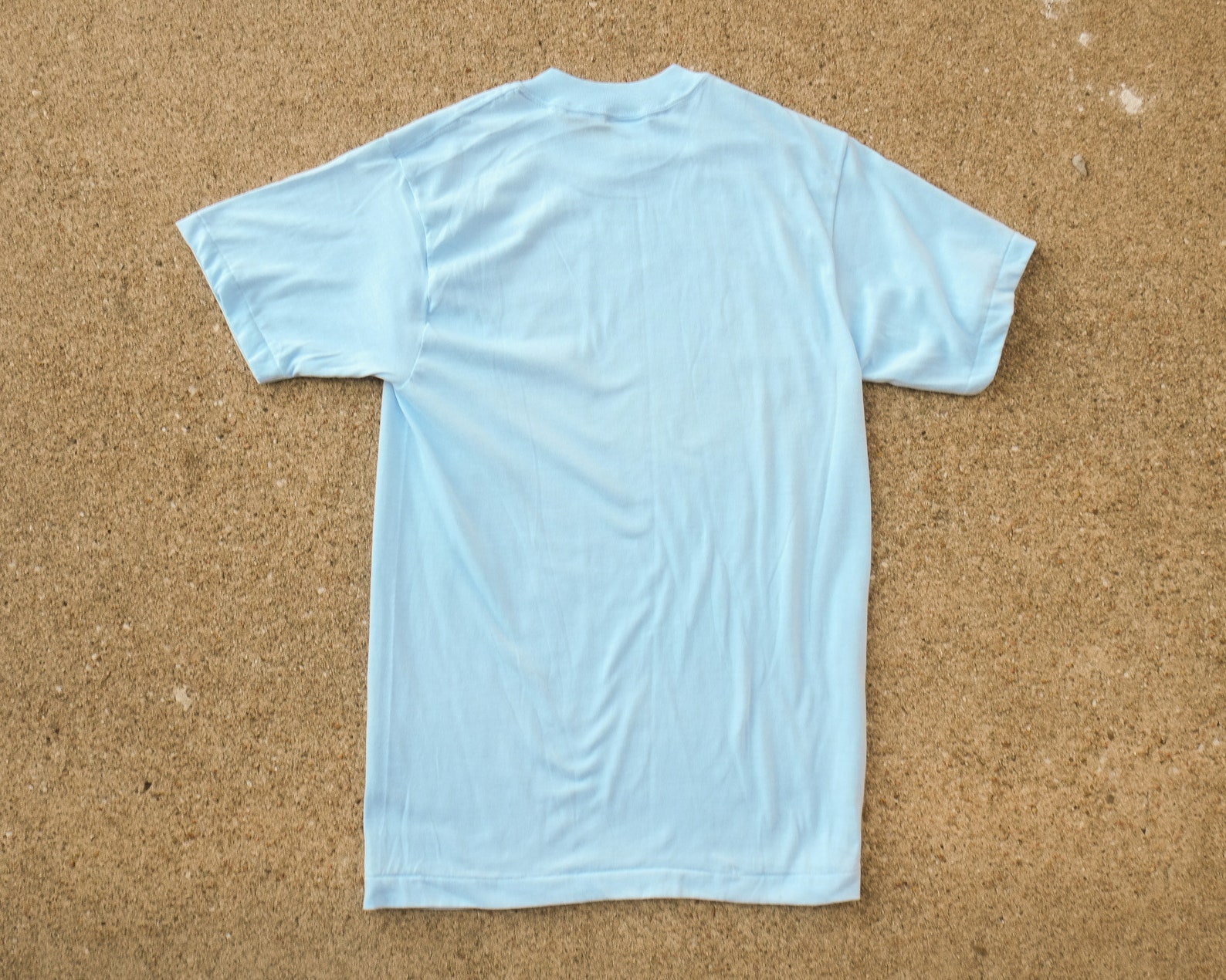 Light Blue Shirt S - Vintage Baby Blue T-shirt Medium (36-38)- Xpres ...