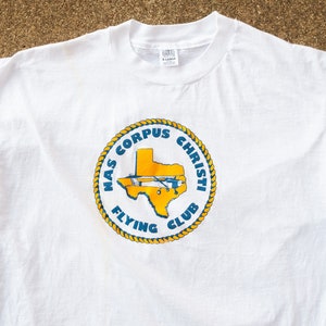 Texas Flying Club Shirt XL - Stained - Vintage Corpus Christi Flying ...