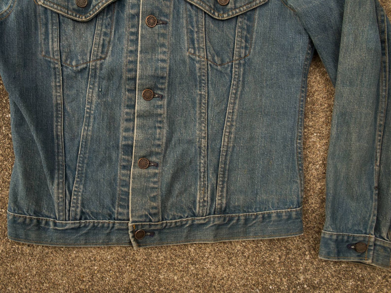 Jean Jacket S - Vintage Jean Jacket Men's Small - Butterfly Jean Jacket ...