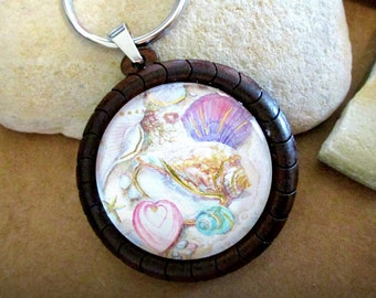 Mom Beach Key Chain - Etsy