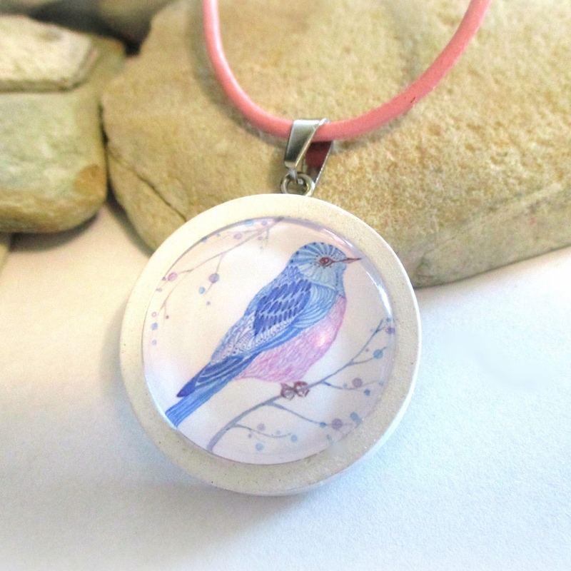 Bluebird Necklace - Etsy