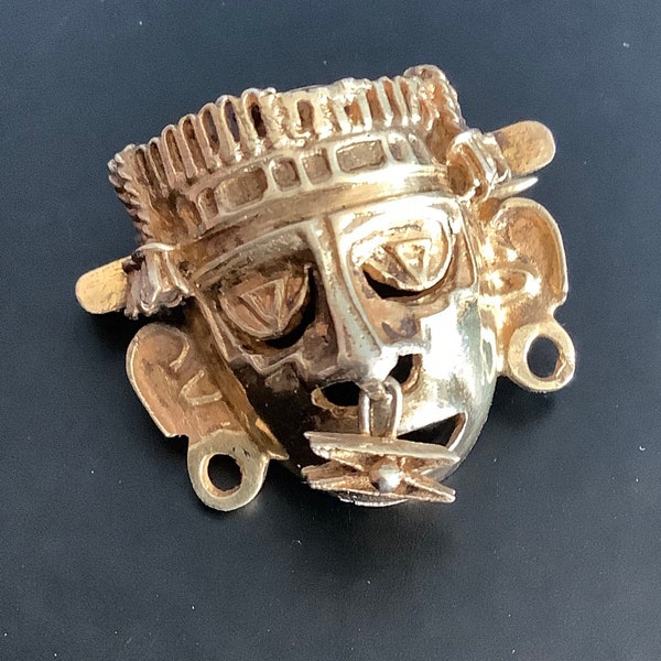 Aztec Brooch - Etsy UK